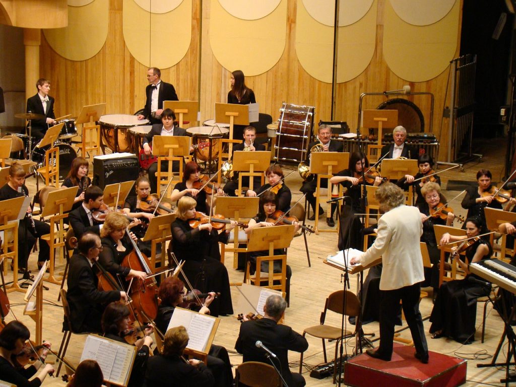 La disposition de l'orchestre pendant les concerts - Andreriotte